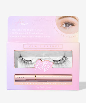Lola's Lashes Kitty Half Strip Lash & Adhesive Set at BEAUTY BAY