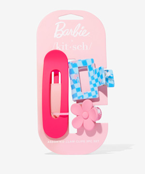 Kitsch Barbie x Kitsch Assorted Claw Clip Set 3pc at BEAUTY BAY
