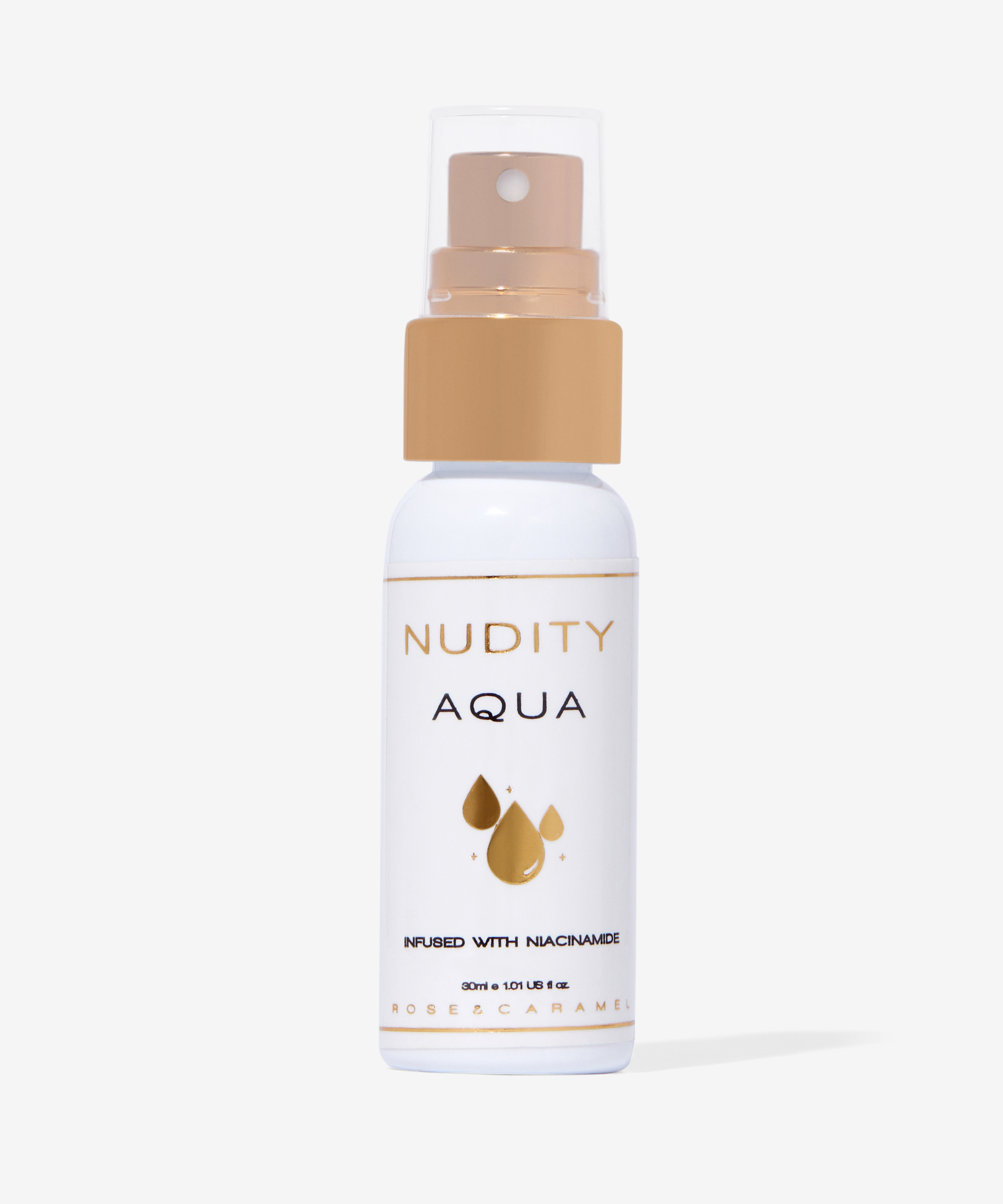 Rose & Caramel Nudity Aqua Face Mist at BEAUTY BAY