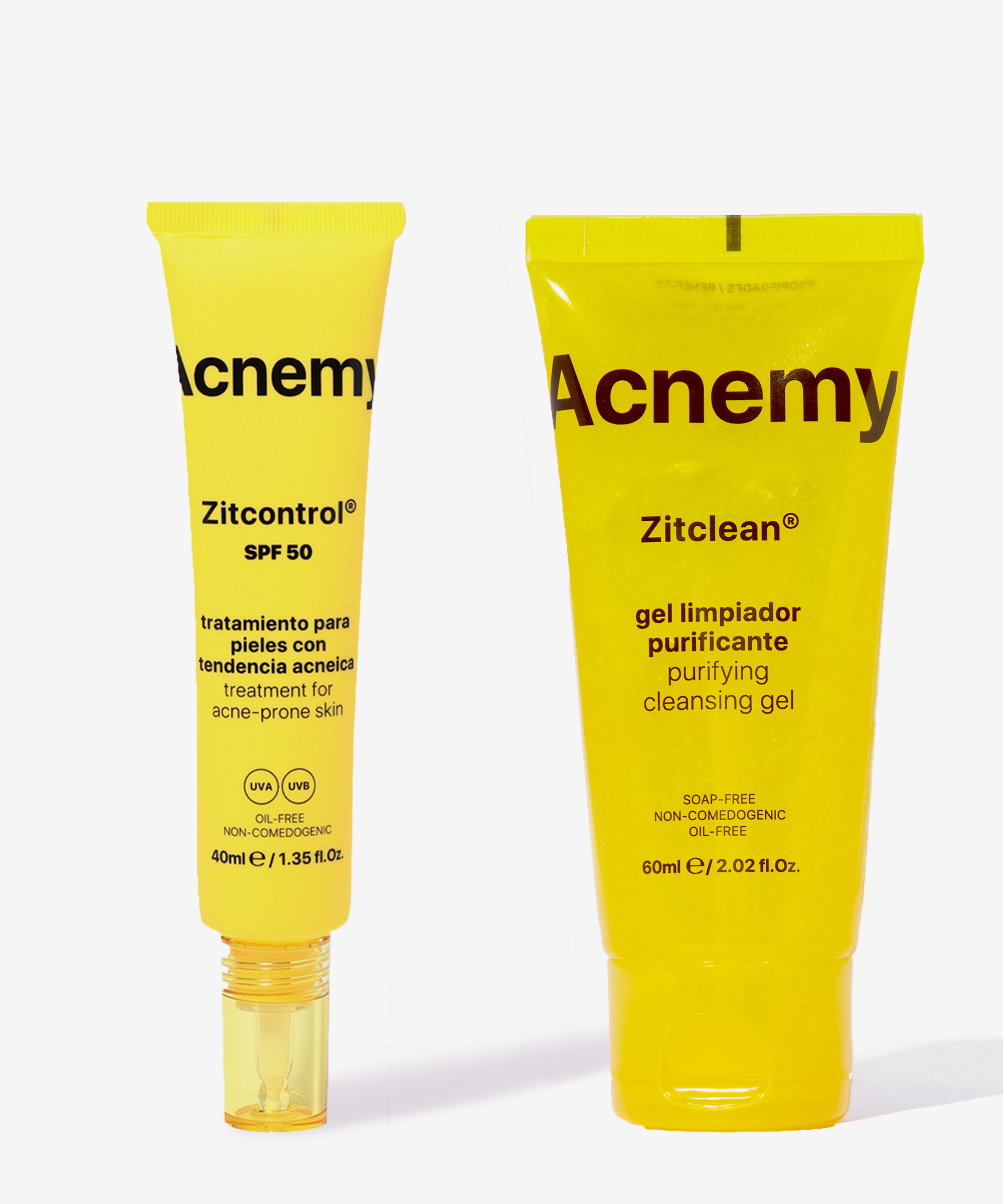 Acnemy Zitcontrol® SPF50 & Zitclean® Mini Cleansing Gel Duo at BEAUTY BAY