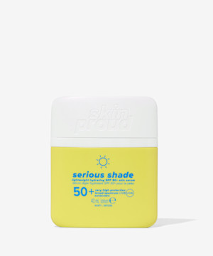 Skin Proud Serious Shade Lightweight Hydrating SPF 50+ Skin Serum at ...