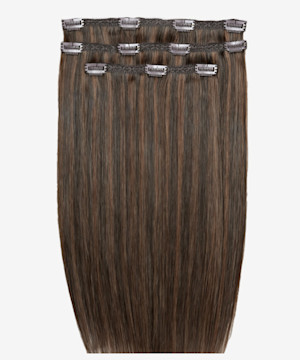 Beauty Works 20" Deluxe Remy Instant Clip-In Hair Extensions - Espresso ...