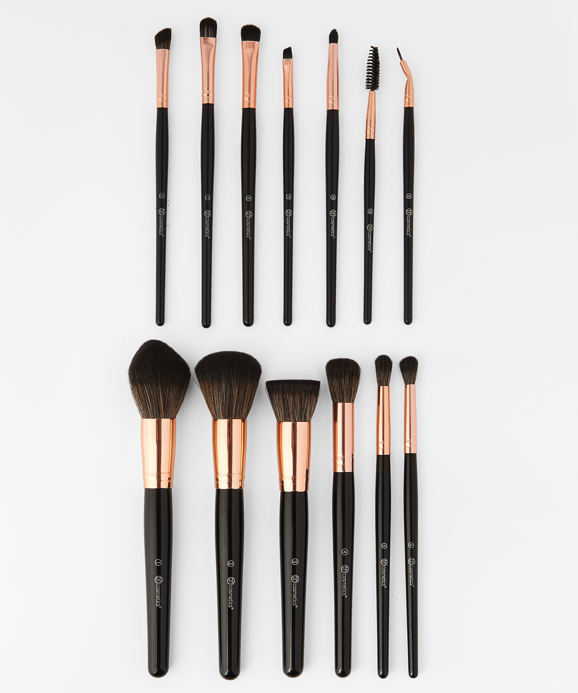 BH Cosmetics Signature Rose Gold 13 Piece Brush Set - at BEAUTY BAY