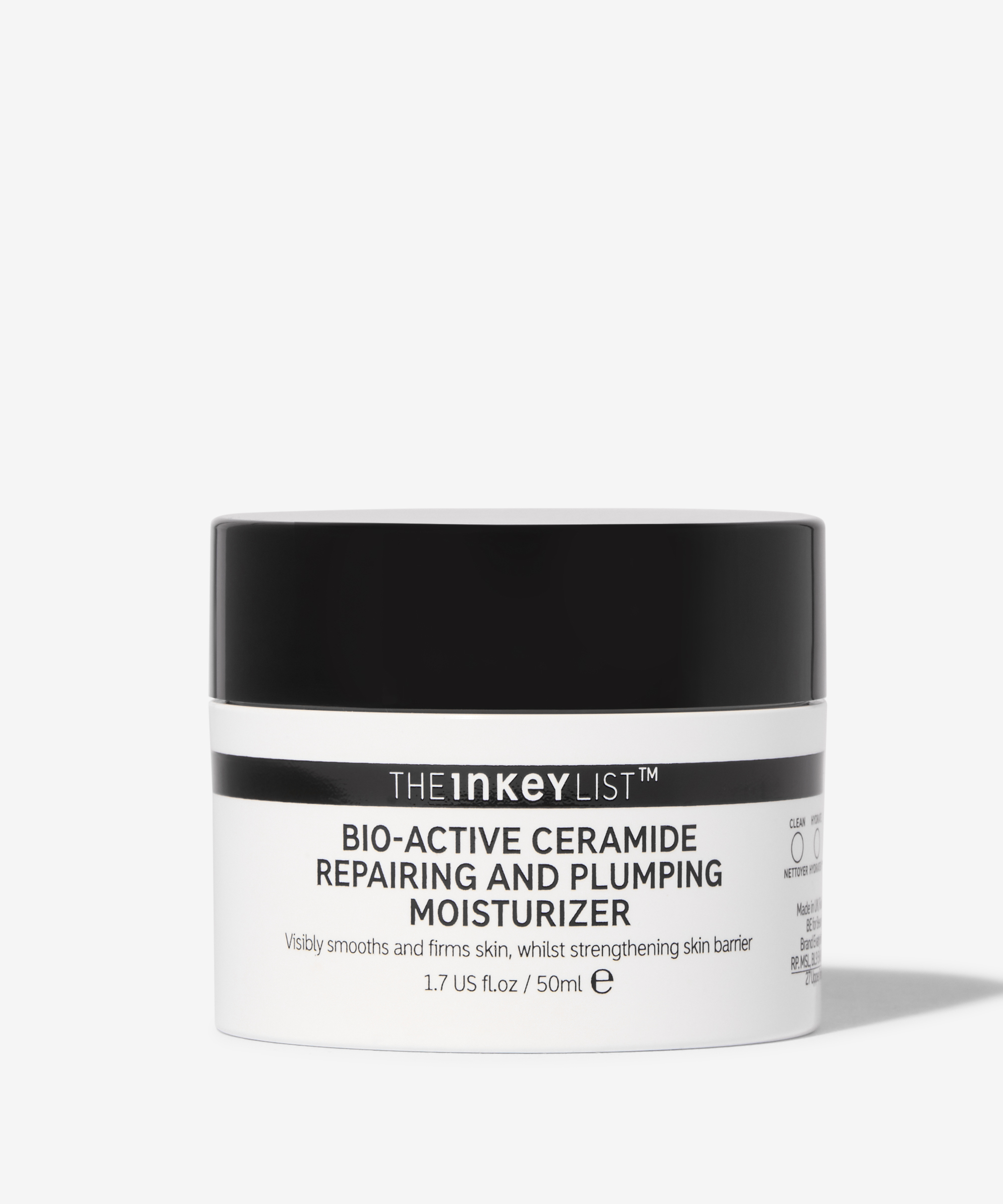 The INKEY List Bio-Active Ceramide Repairing and Plumping Moisturizer ...