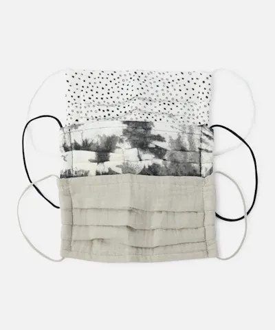 Kitsch Cotton Face Mask Set - Neutral at BEAUTY BAY