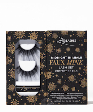 Lilly Lashes Midnight in Miami Faux Mink Lash Set at BEAUTY BAY