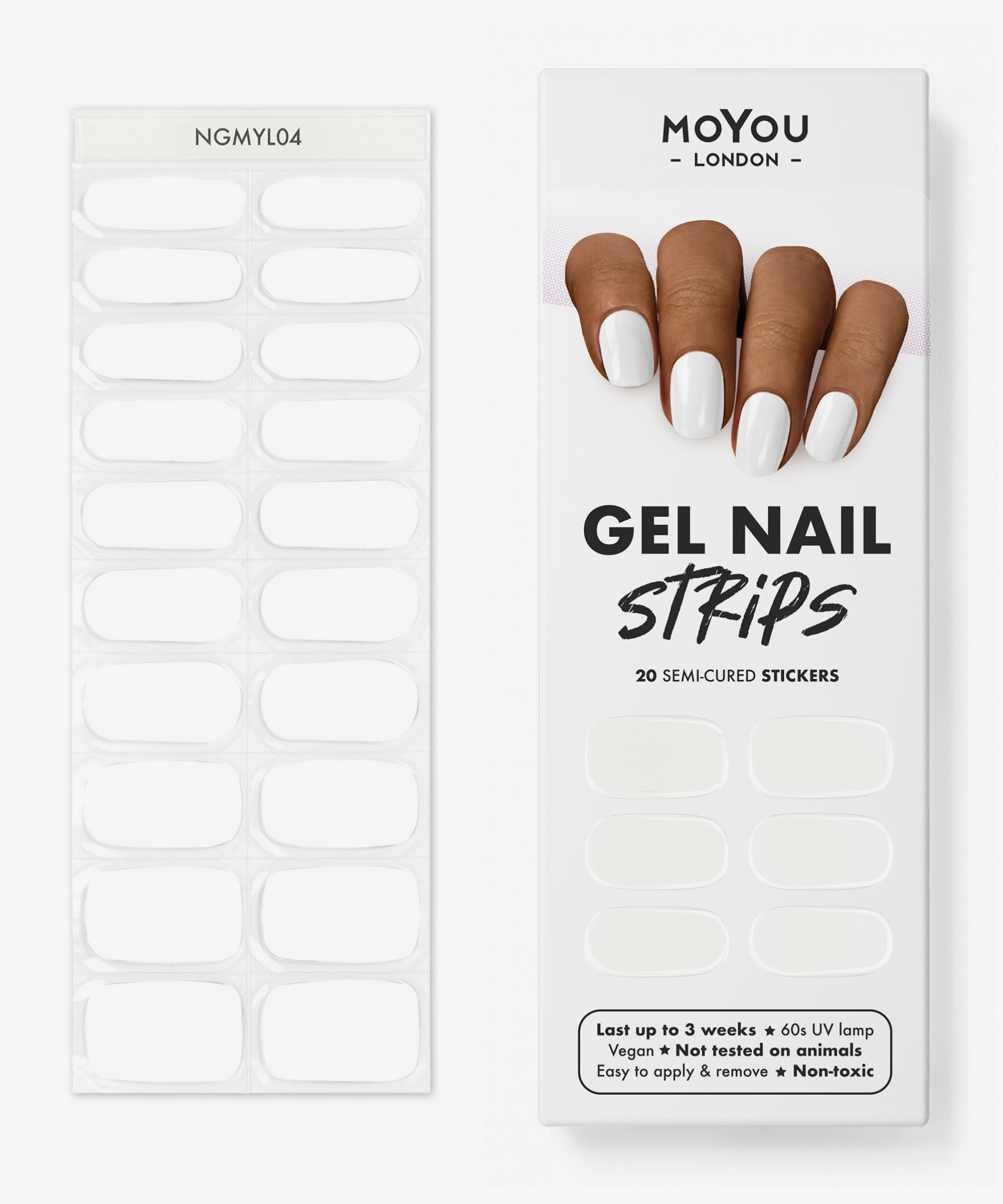 MoYou London Gel Strips Semi-Cured Nail Wraps 04 at BEAUTY BAY