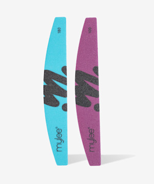 Mylee Foam Nail Files 100/180 Grit - Pack of 2 at BEAUTY BAY