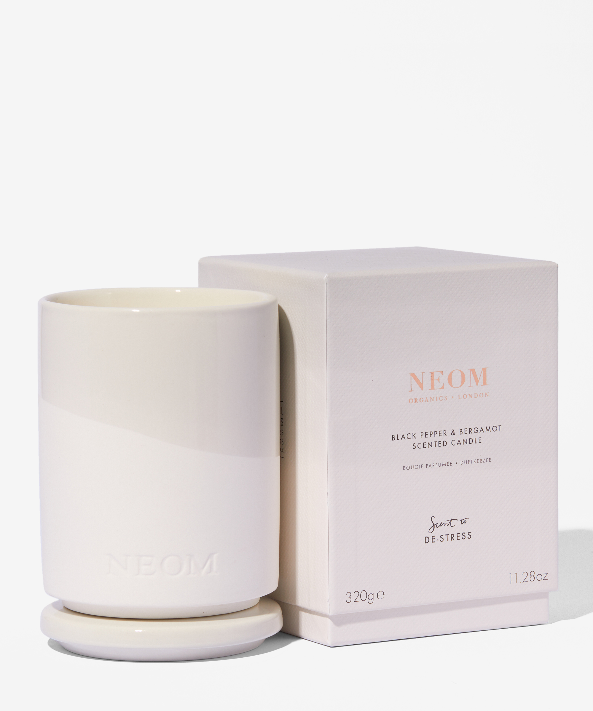 NEOM Black Pepper & Bergamot Scented Candle at BEAUTY BAY