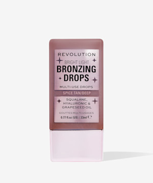 Makeup Revolution Bright Light Bronzing Drops - Deep Bronze Spice at ...