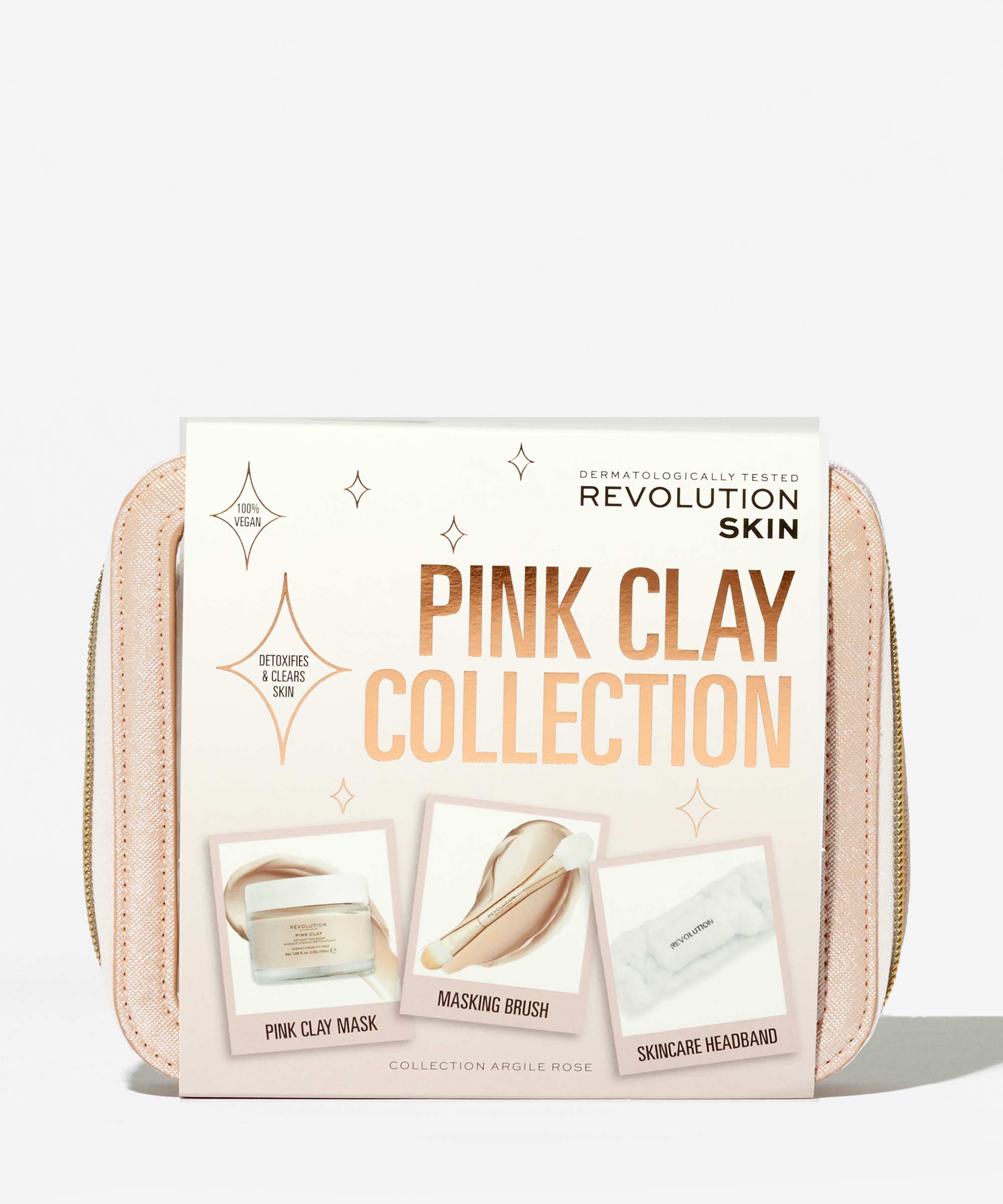 Revolution Skincare The Pink Clay Collection Skincare Gift Set at ...
