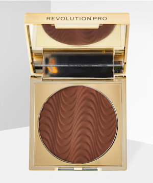 Revolution Pro CC Perfecting Pressed Powder - Rich Dark at BEAUTY BAY