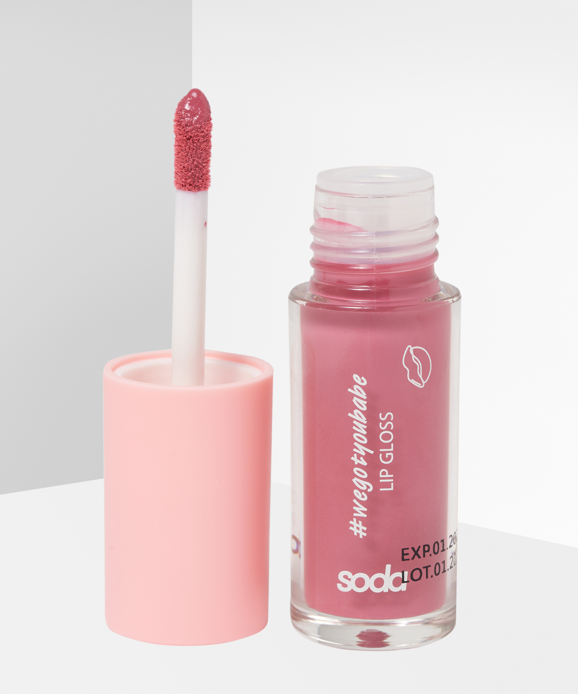 Soda #wegotyoubabe Lipgloss - Nudie Cutie at BEAUTY BAY