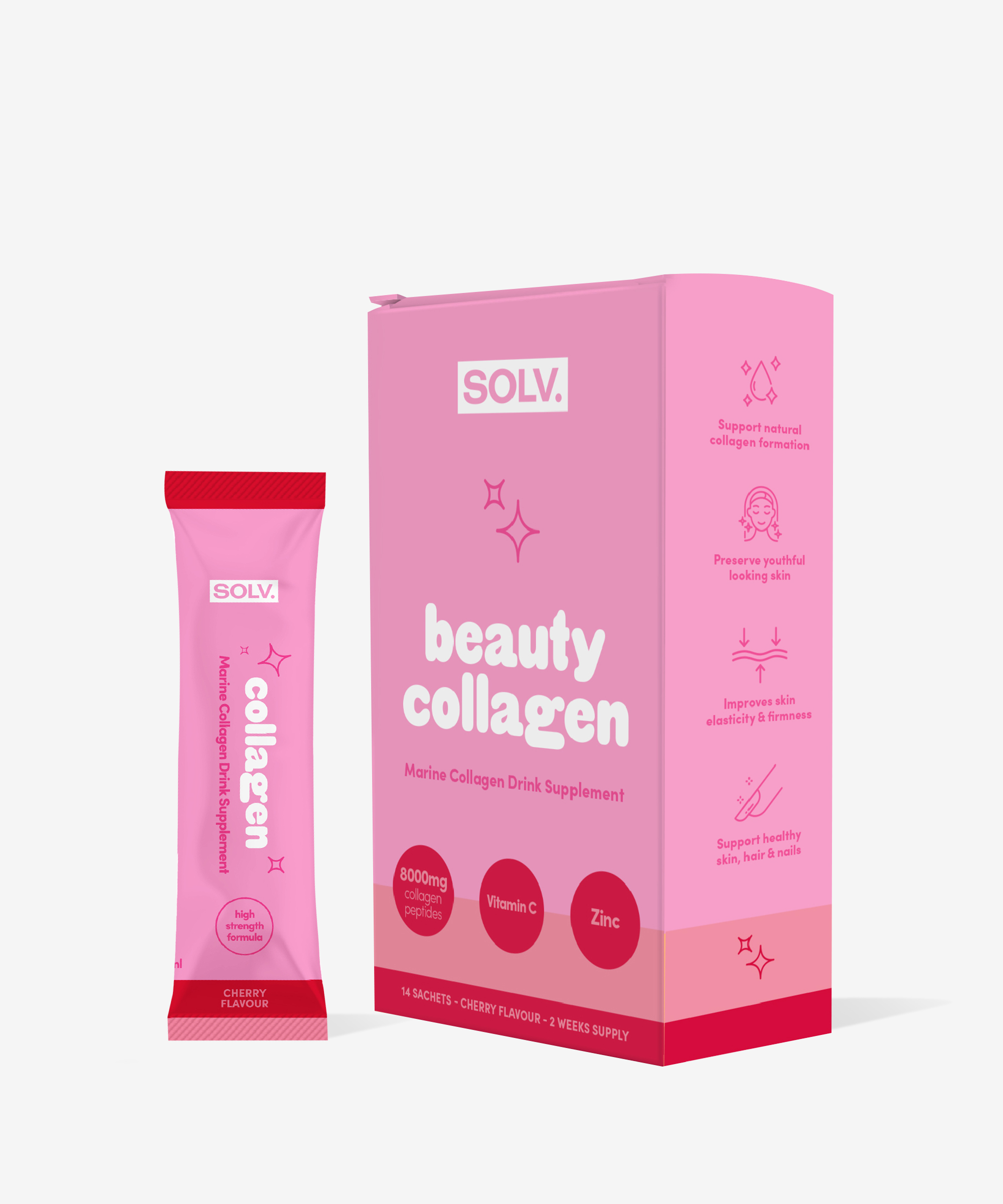 Solv Liquid Beauty Collagen Gel Cherry at BEAUTY BAY