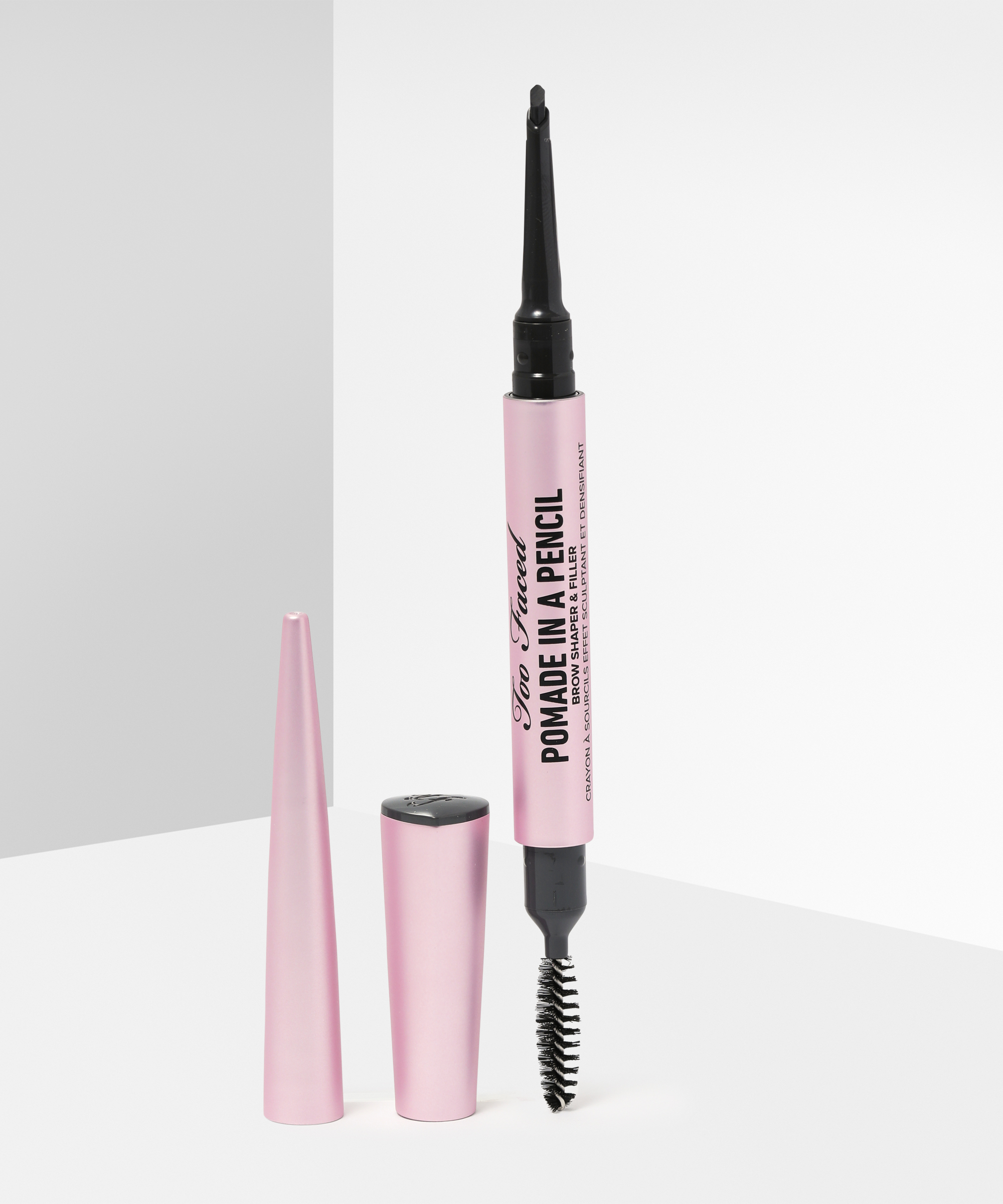 Too Faced Brow Pomade In A Pencil - Soft Black at BEAUTY BAY