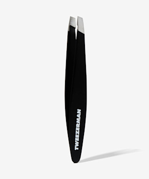 Tweezerman Mini Slant Tweezer Black Leopard at BEAUTY BAY
