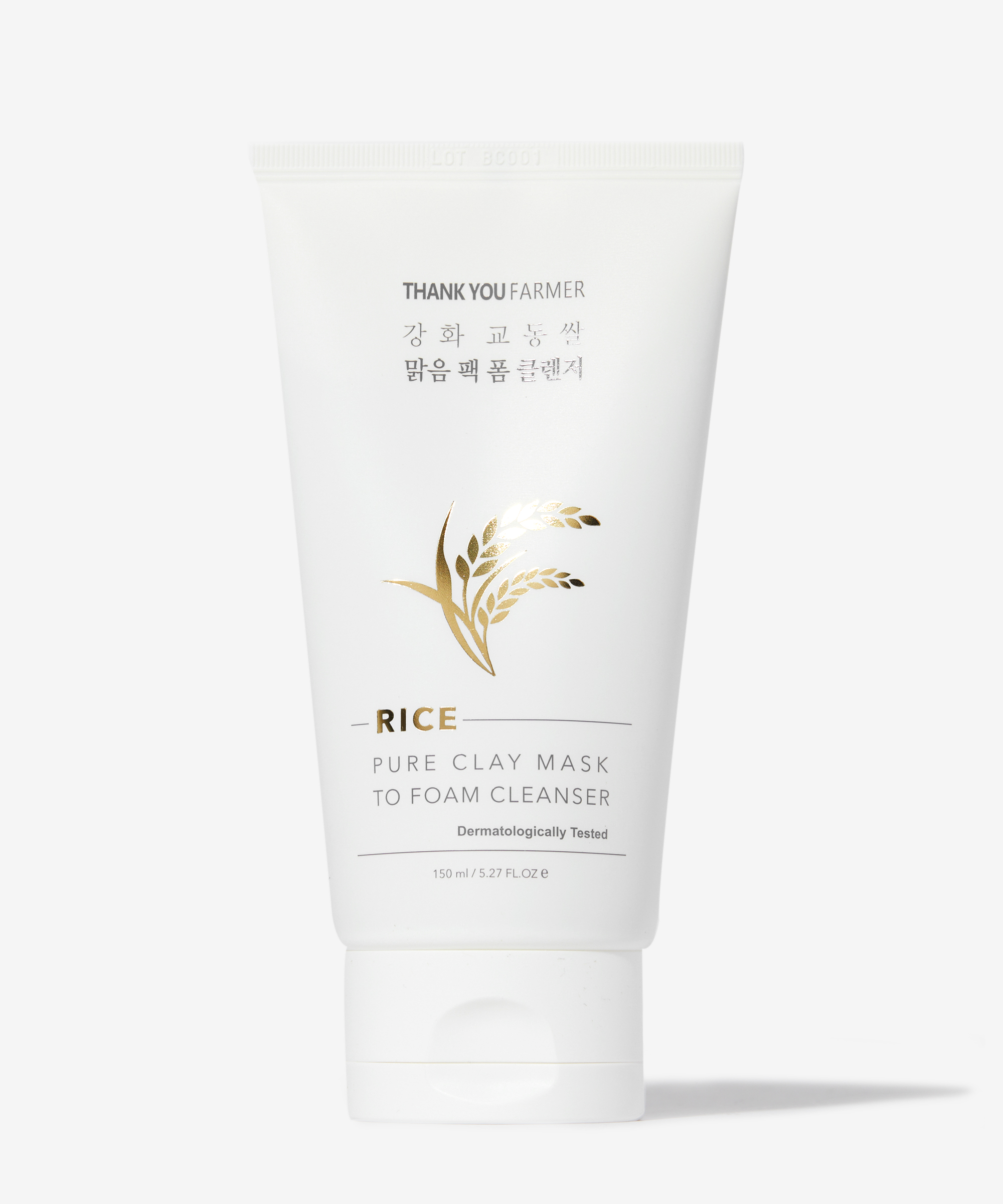 Thank You Farmer Rice Pure Clay Mask to Foam Cleanser at BEAUTY BAY