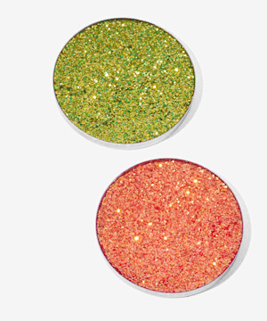 With Love Cosmetics Pressed Glitter Duo - Coral, Tropical at BEAUTY BAY